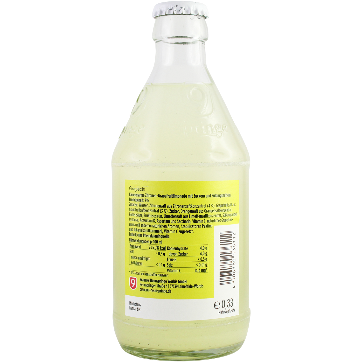 Ossikiste.de | 9 Springe Grapecit 0,33 Liter incl. Pfand | online kaufen