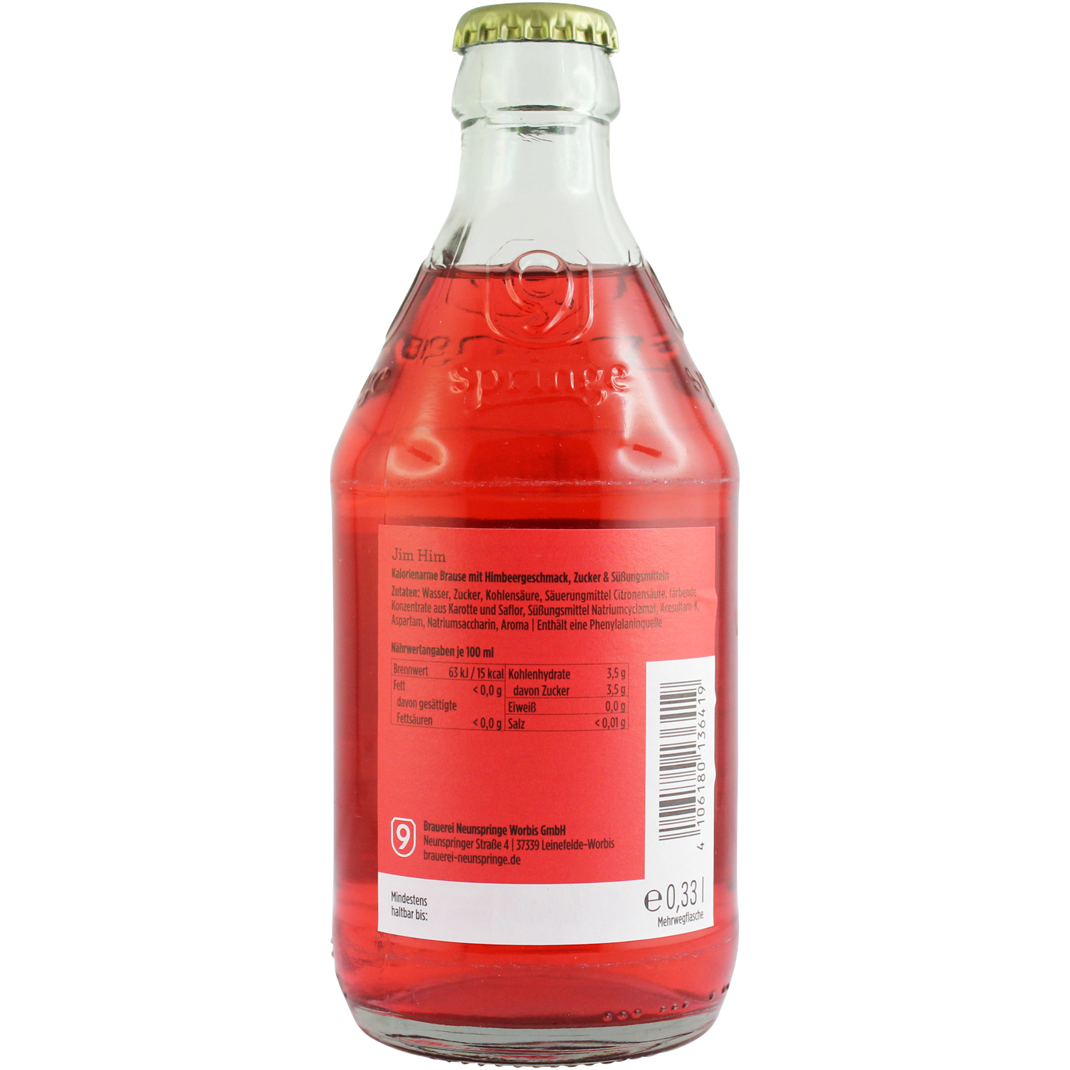 Ossikiste.de | 9 Springe Jim Him 0,33 Liter incl. Pfand | online kaufen